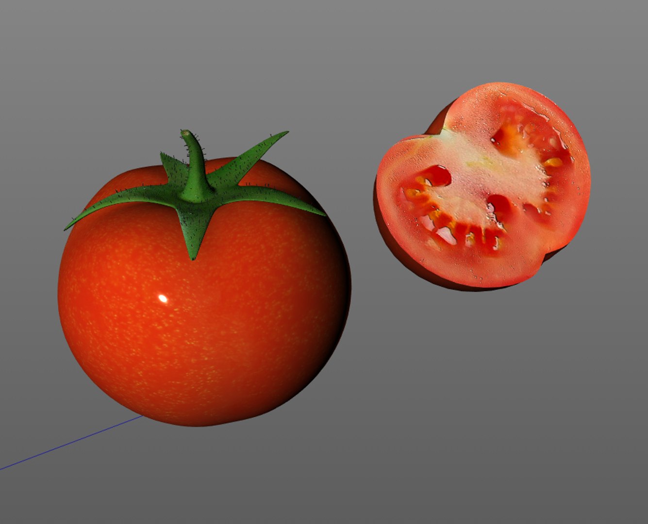 Tomato 3D Model - TurboSquid 1544601