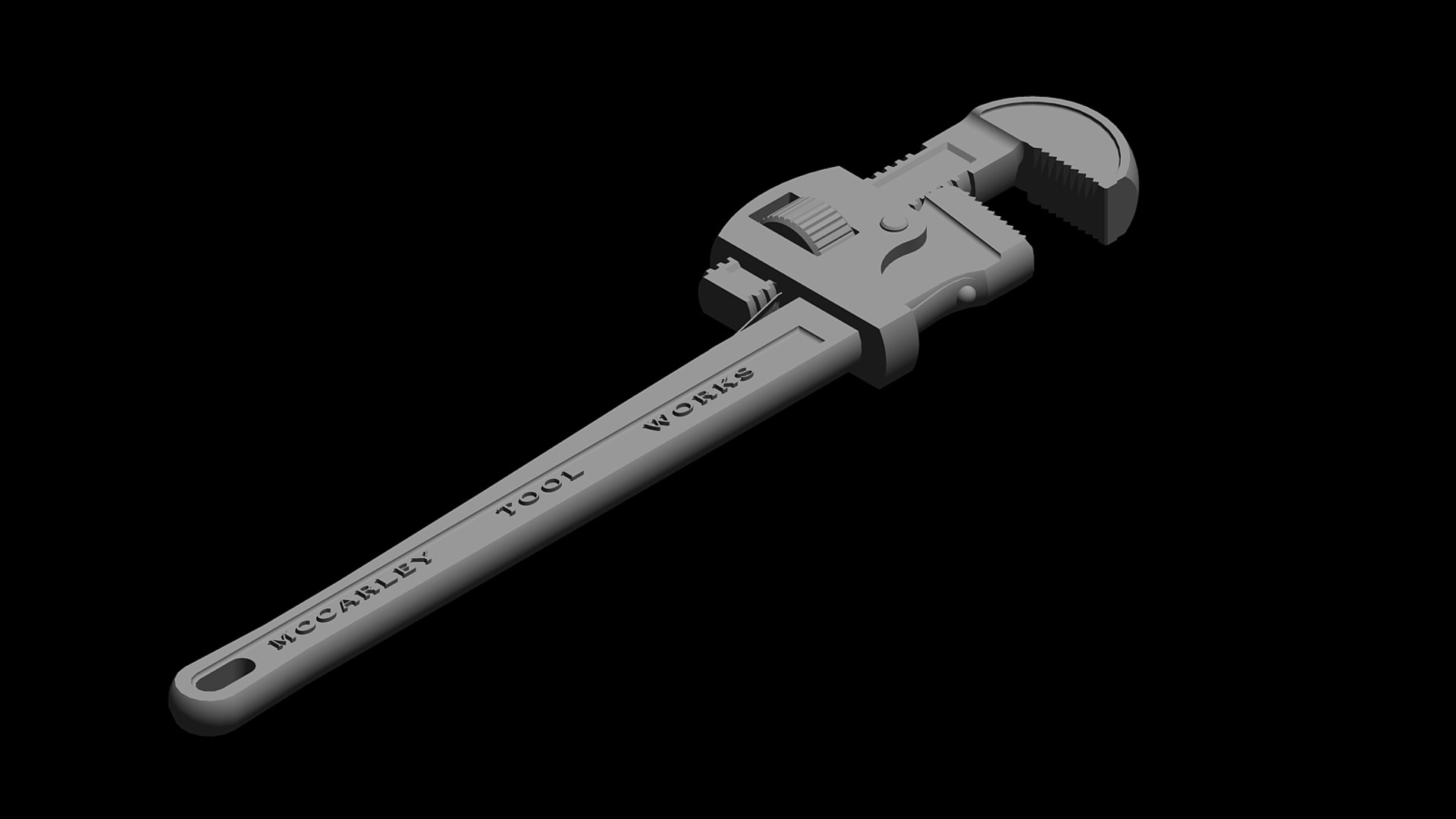 3d Wrench Model