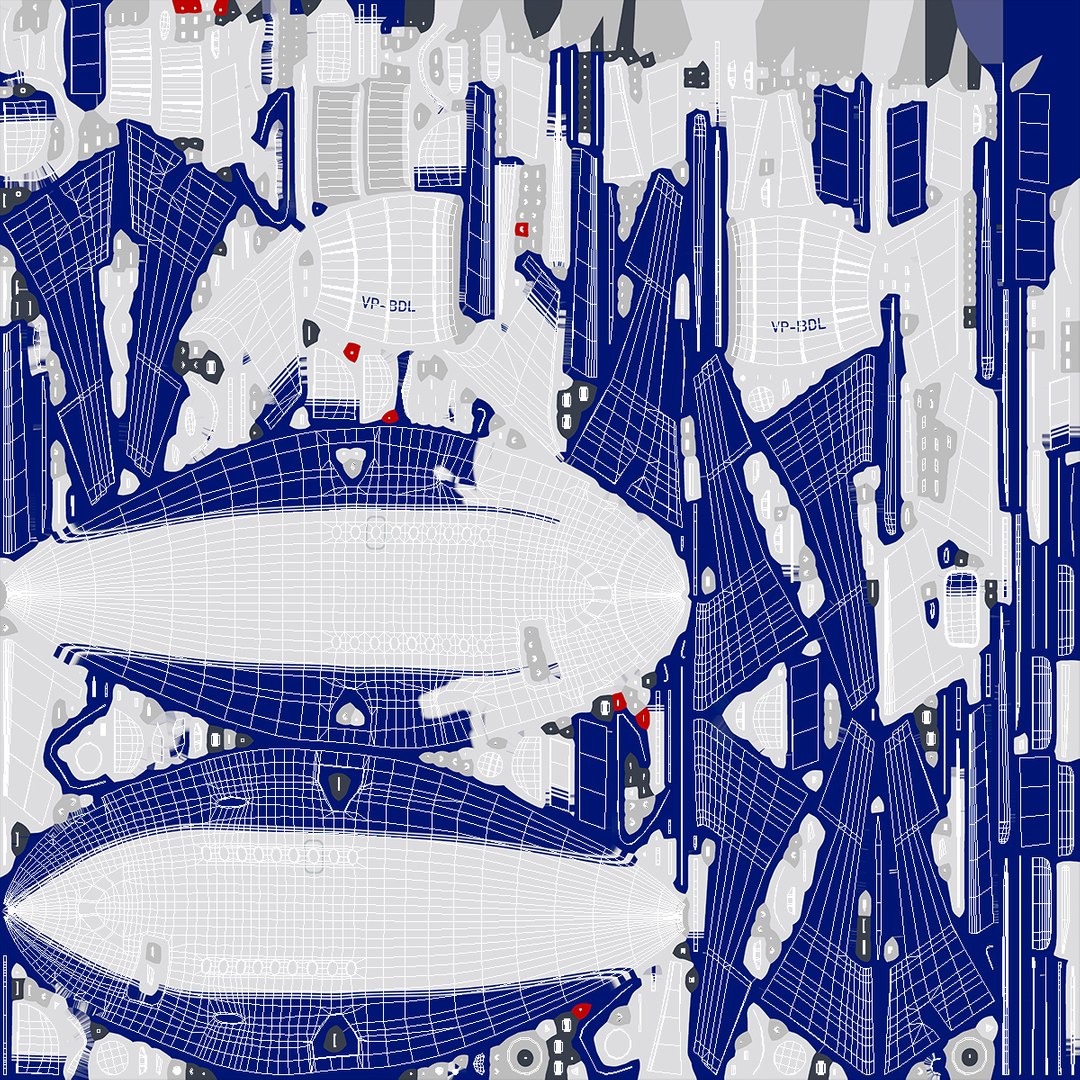 3D Business Jet Dassault Falcon 2000 Blue - TurboSquid 2384078