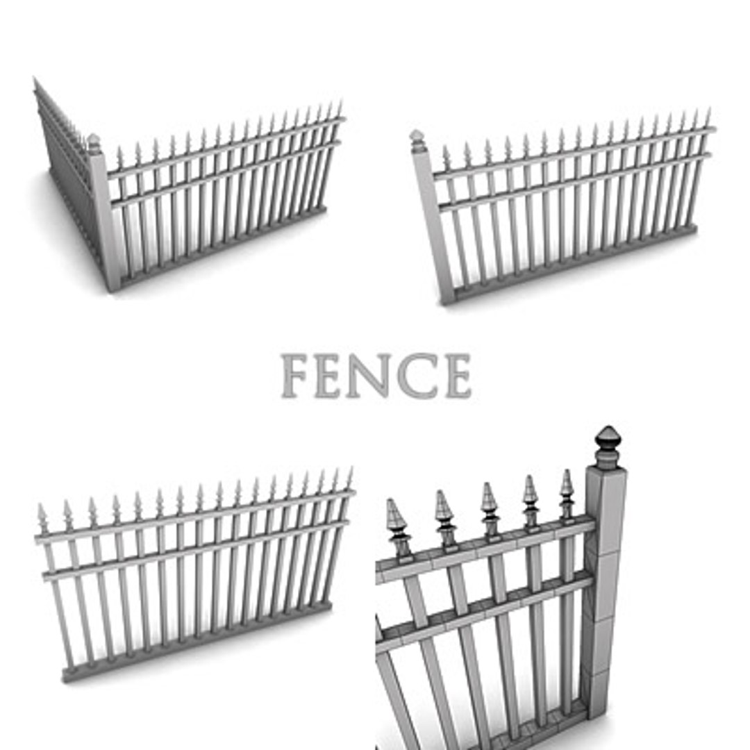3d Model Fence