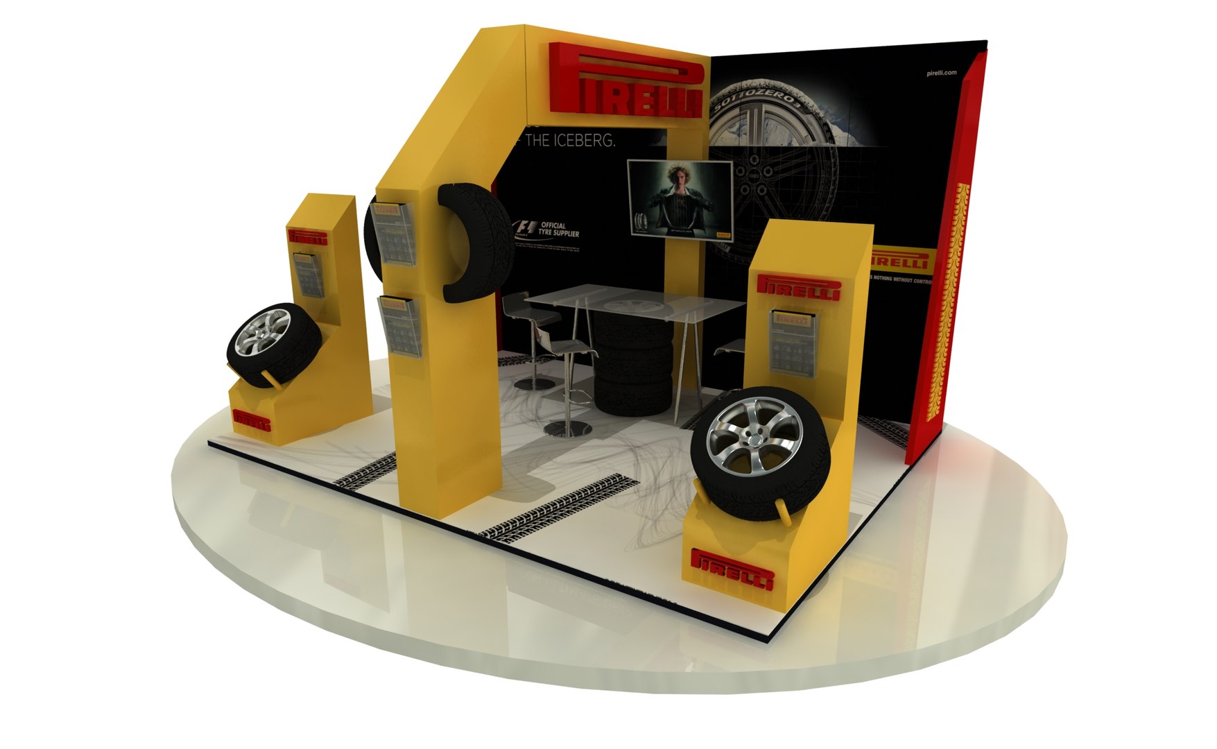 3D Expo Stand Model - TurboSquid 1310335