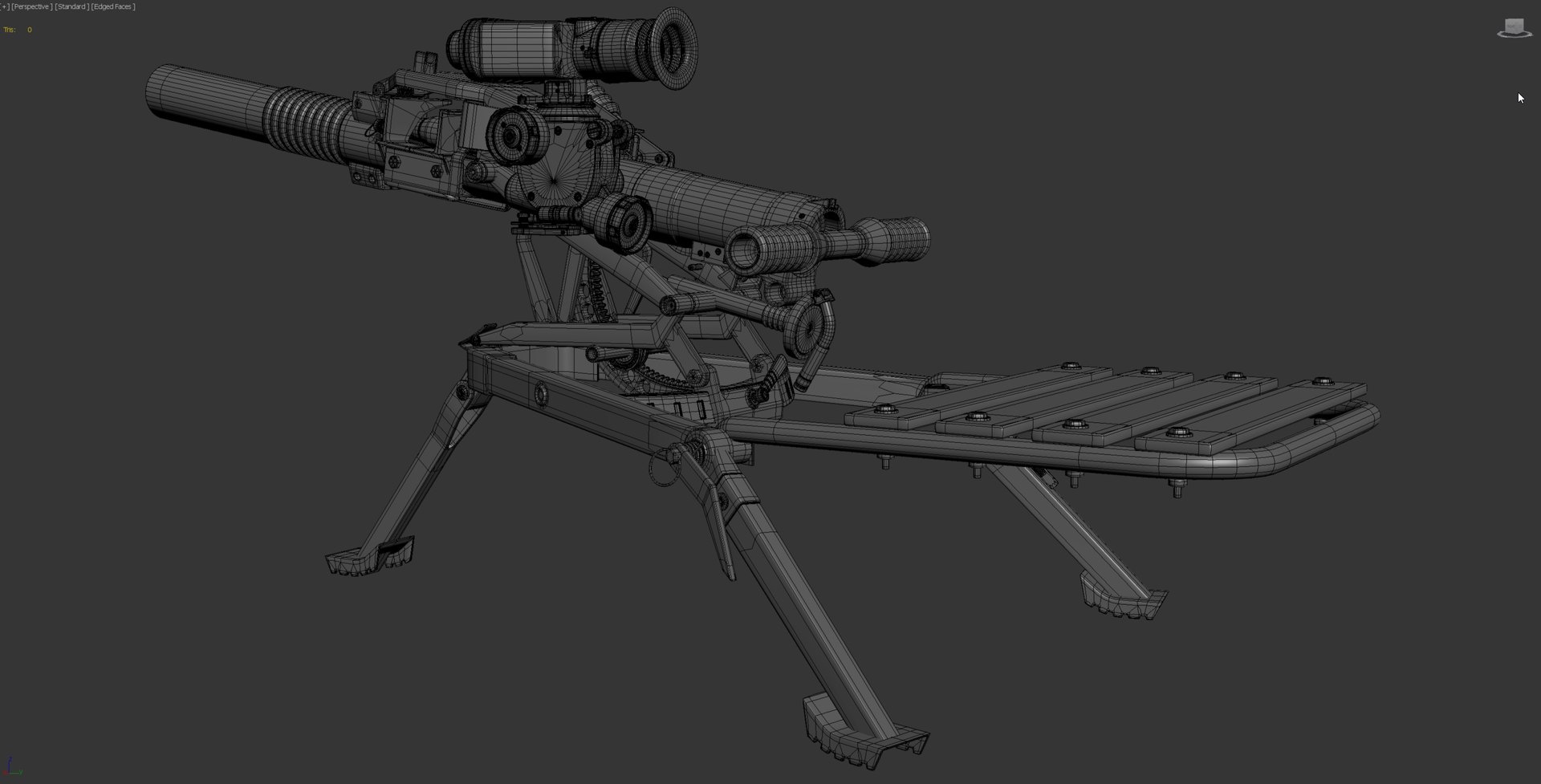 Balkan gun 3D - TurboSquid 1651051