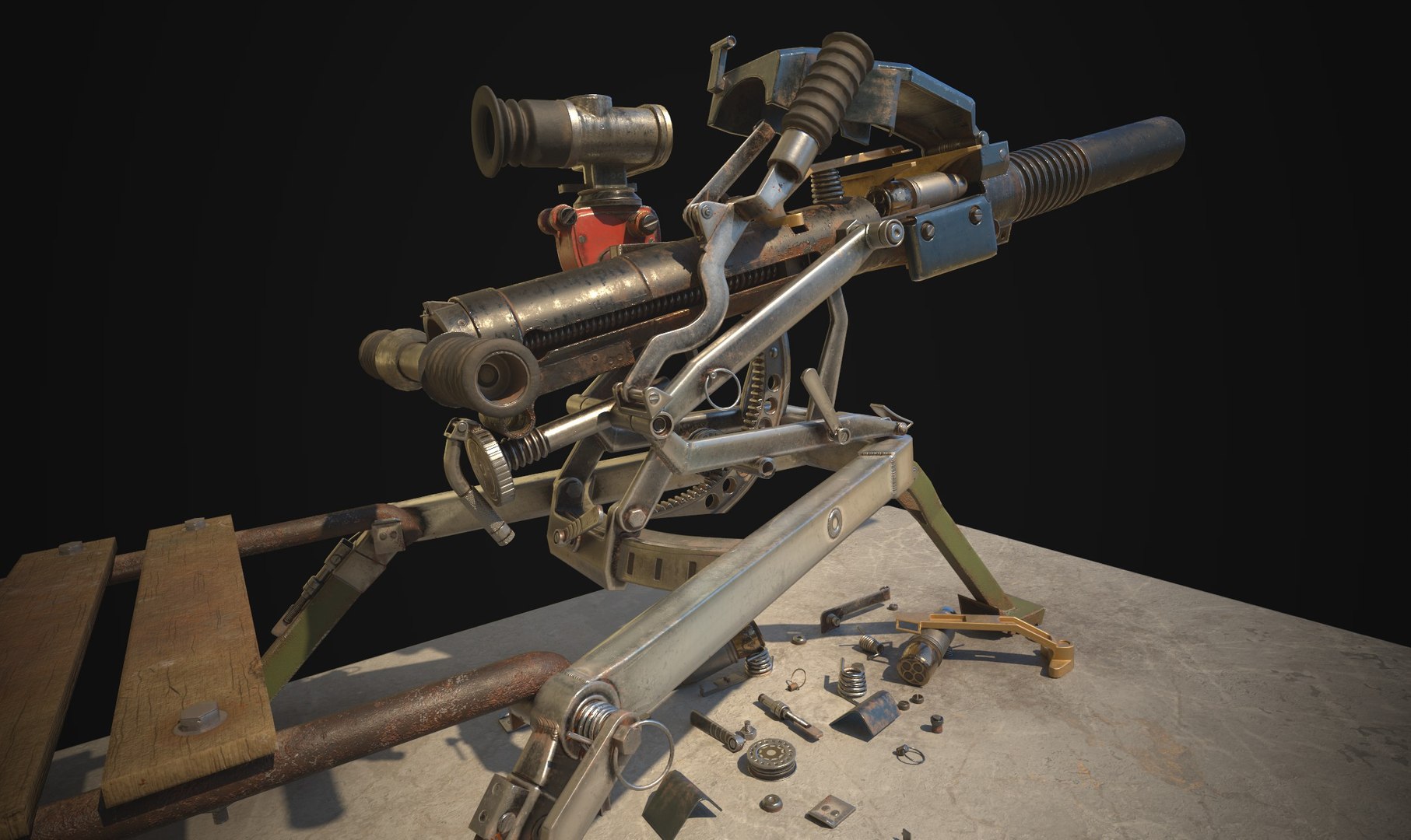 Balkan gun 3D - TurboSquid 1651051