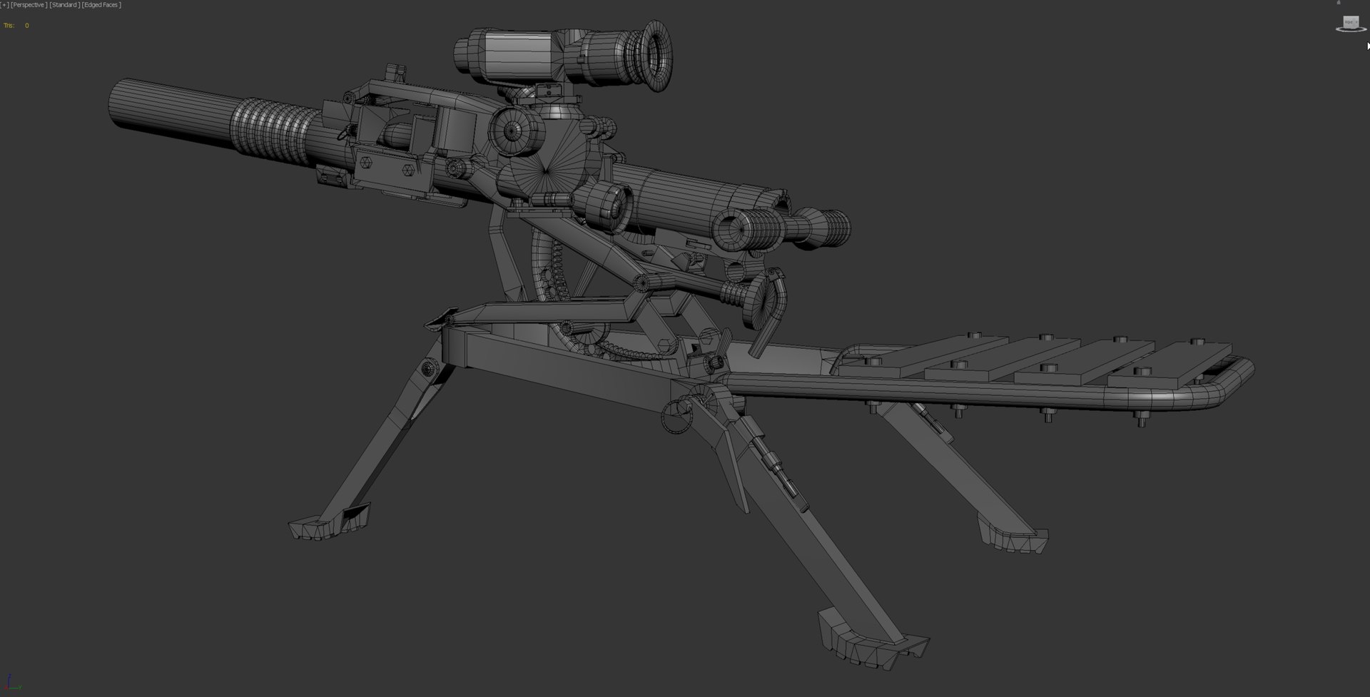 Balkan gun 3D - TurboSquid 1651051