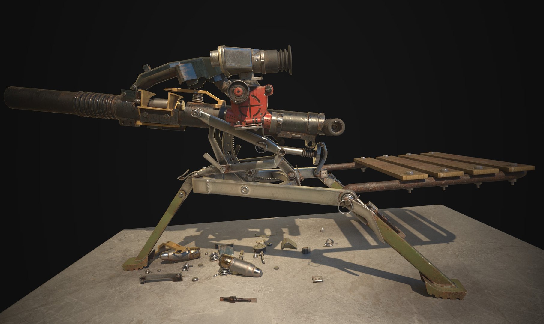 Balkan gun 3D - TurboSquid 1651051