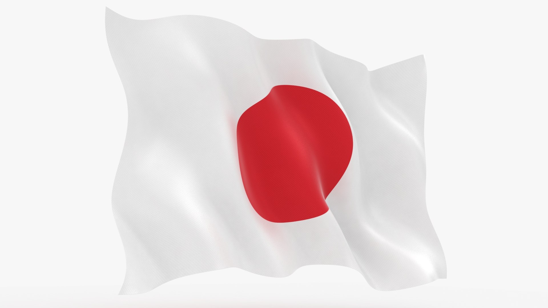 Japan Flag Animation 3D Model - TurboSquid 1613207