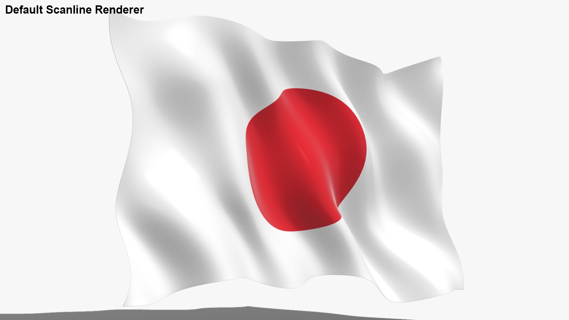 Japan Flag Animation 3D Model - TurboSquid 1613207