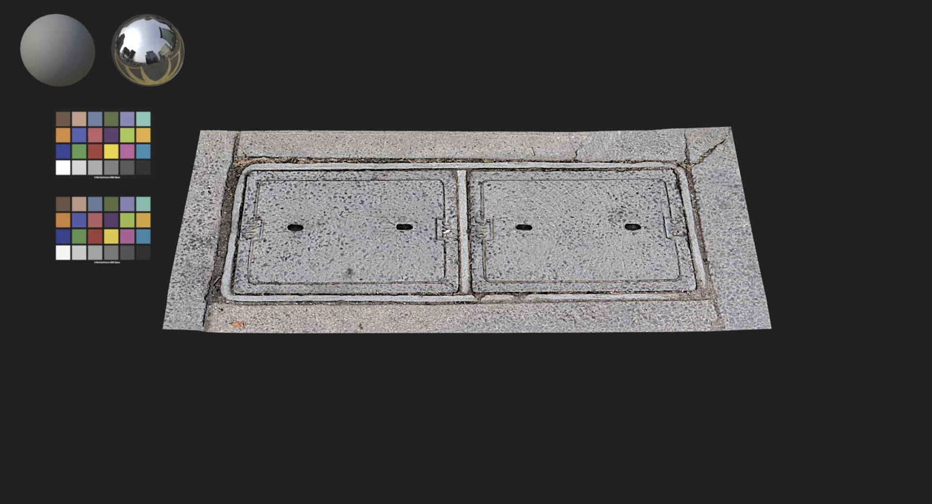 3D concrete utility cover 4k model - TurboSquid 1418521