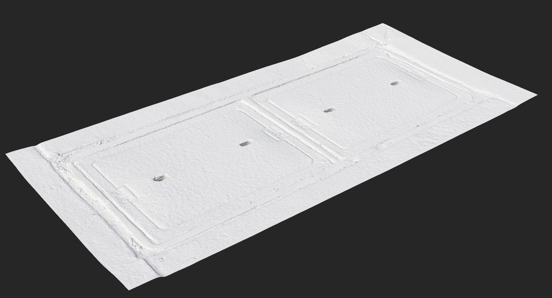 3D concrete utility cover 4k model - TurboSquid 1418521