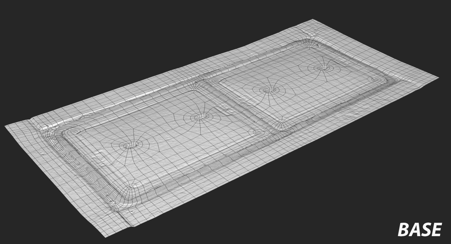 3D concrete utility cover 4k model - TurboSquid 1418521