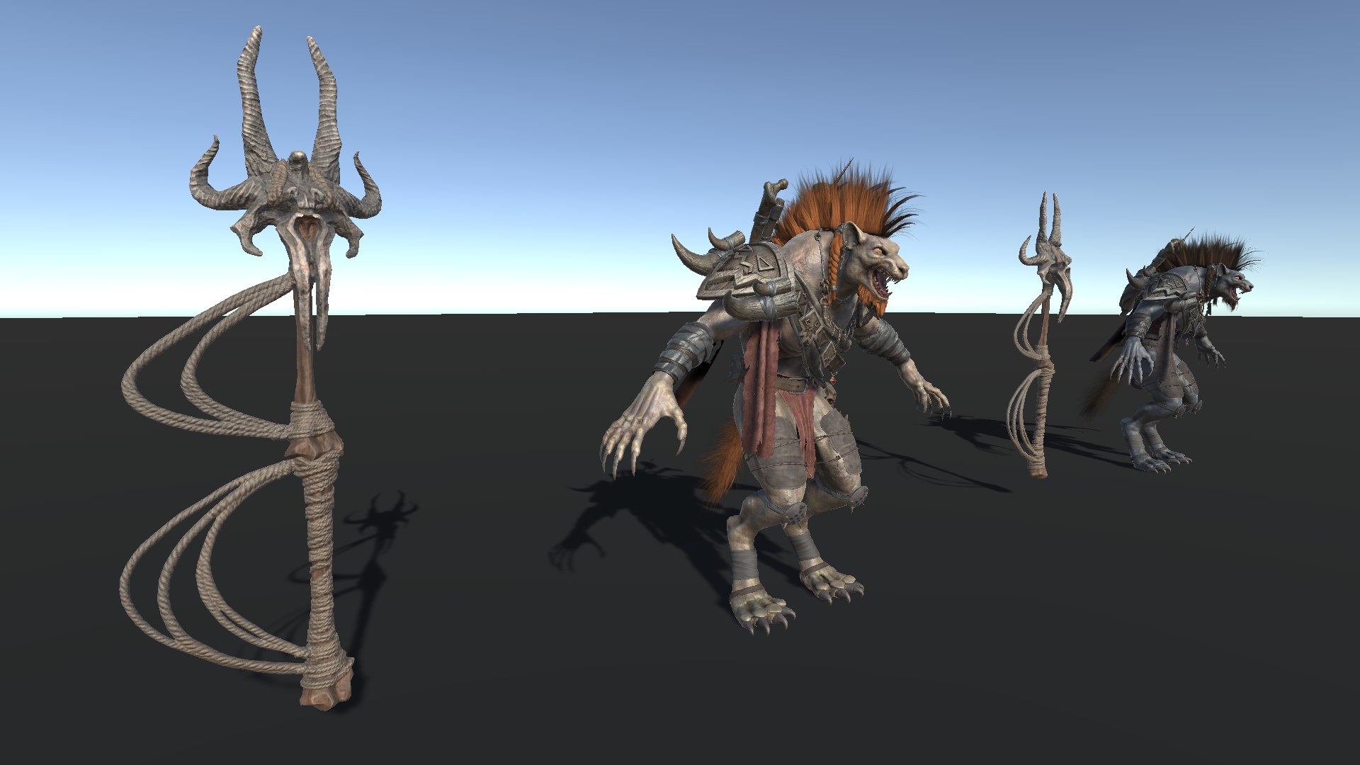 Gnoll Warrior Rigged Low Poly model - TurboSquid 1985271