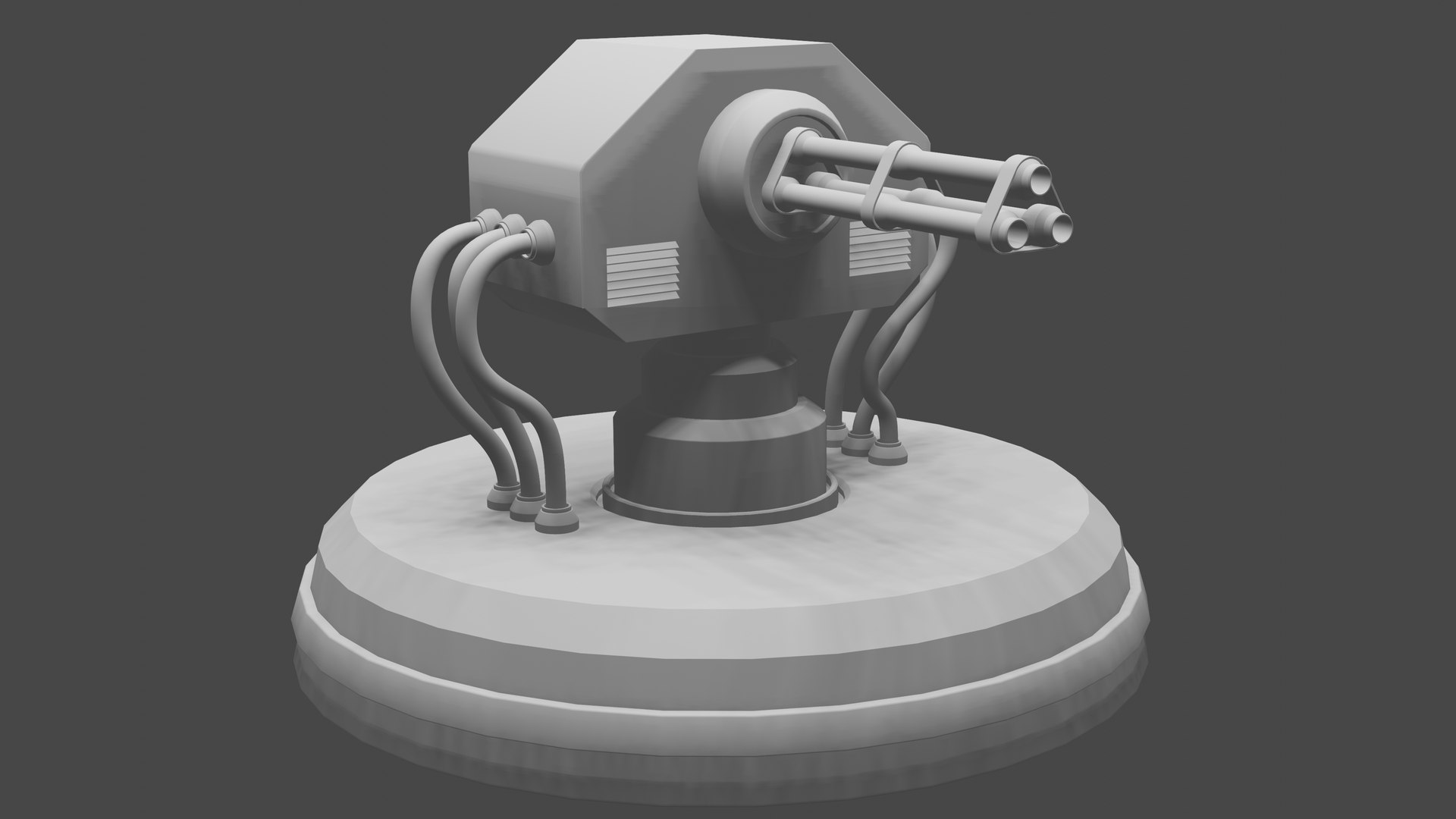 Free Stylized Game Ready Machine Gun 3D - TurboSquid 2152237