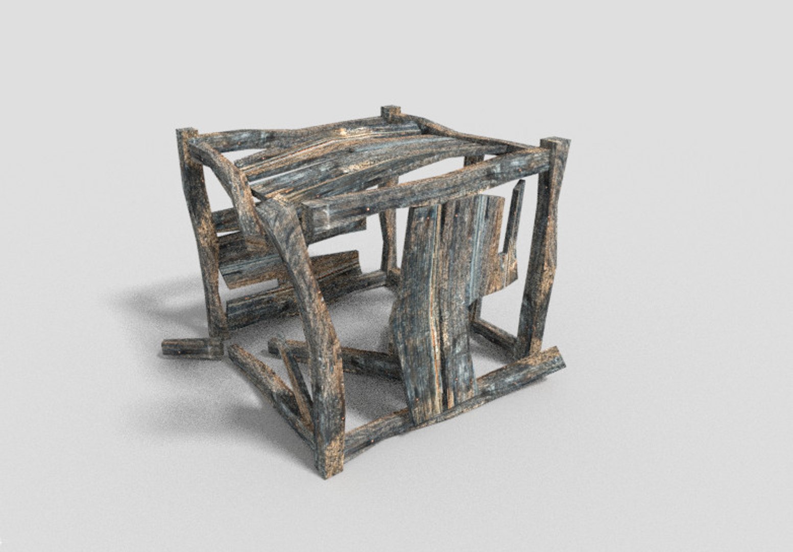 3d dungeon crate model