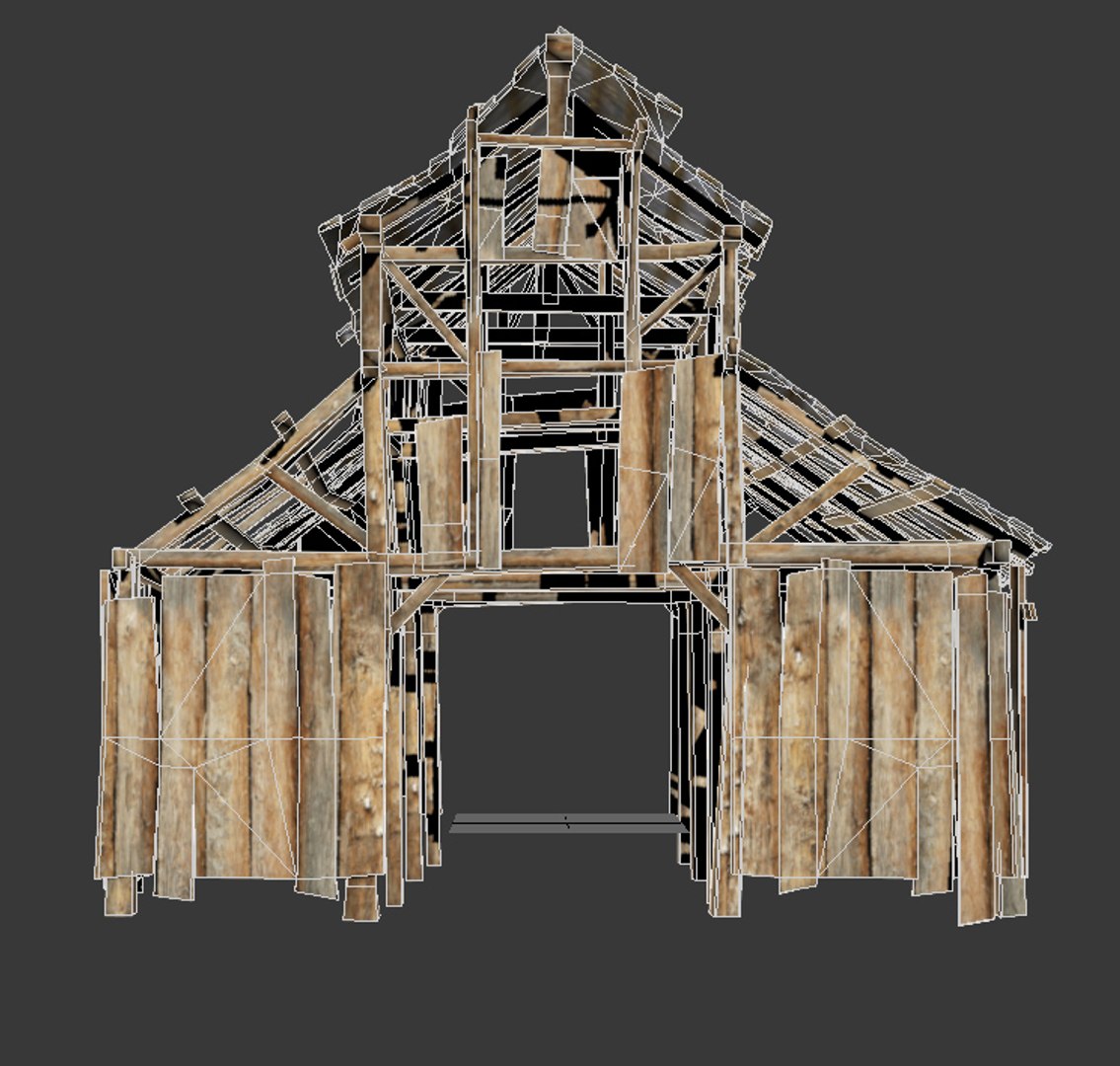 Old Barn 3d Model
