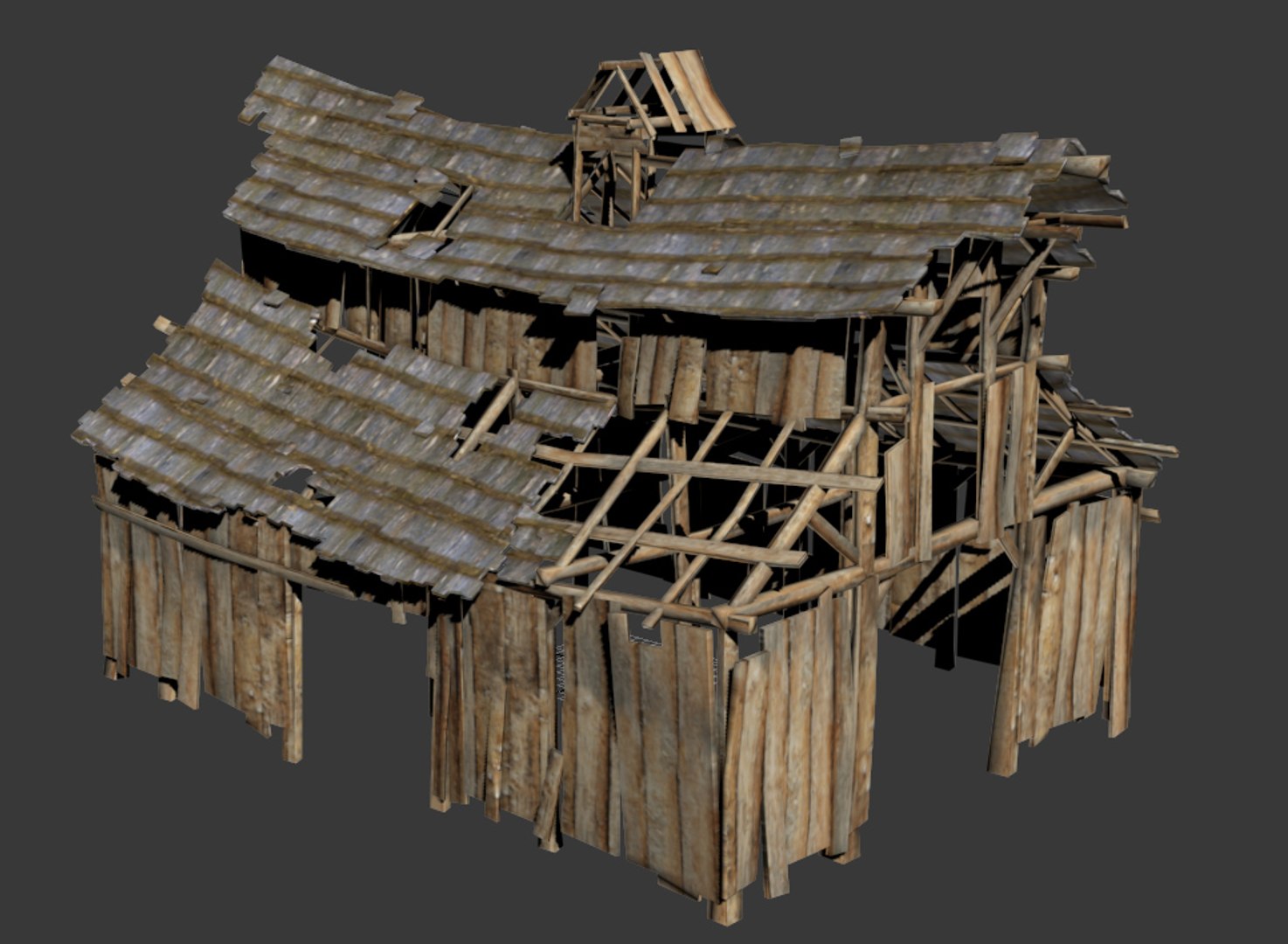 Old Barn 3d Model