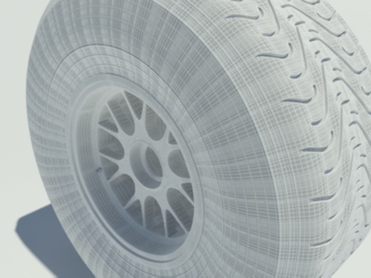 3d Model Pirelli Intermediate Tyre