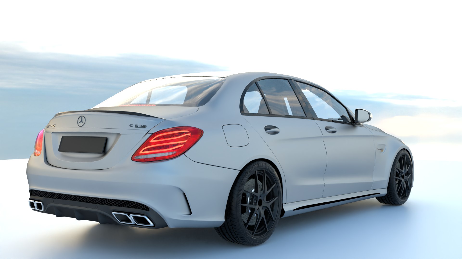 Mercedes C63 S AMG Sedan 3D - TurboSquid 2217939