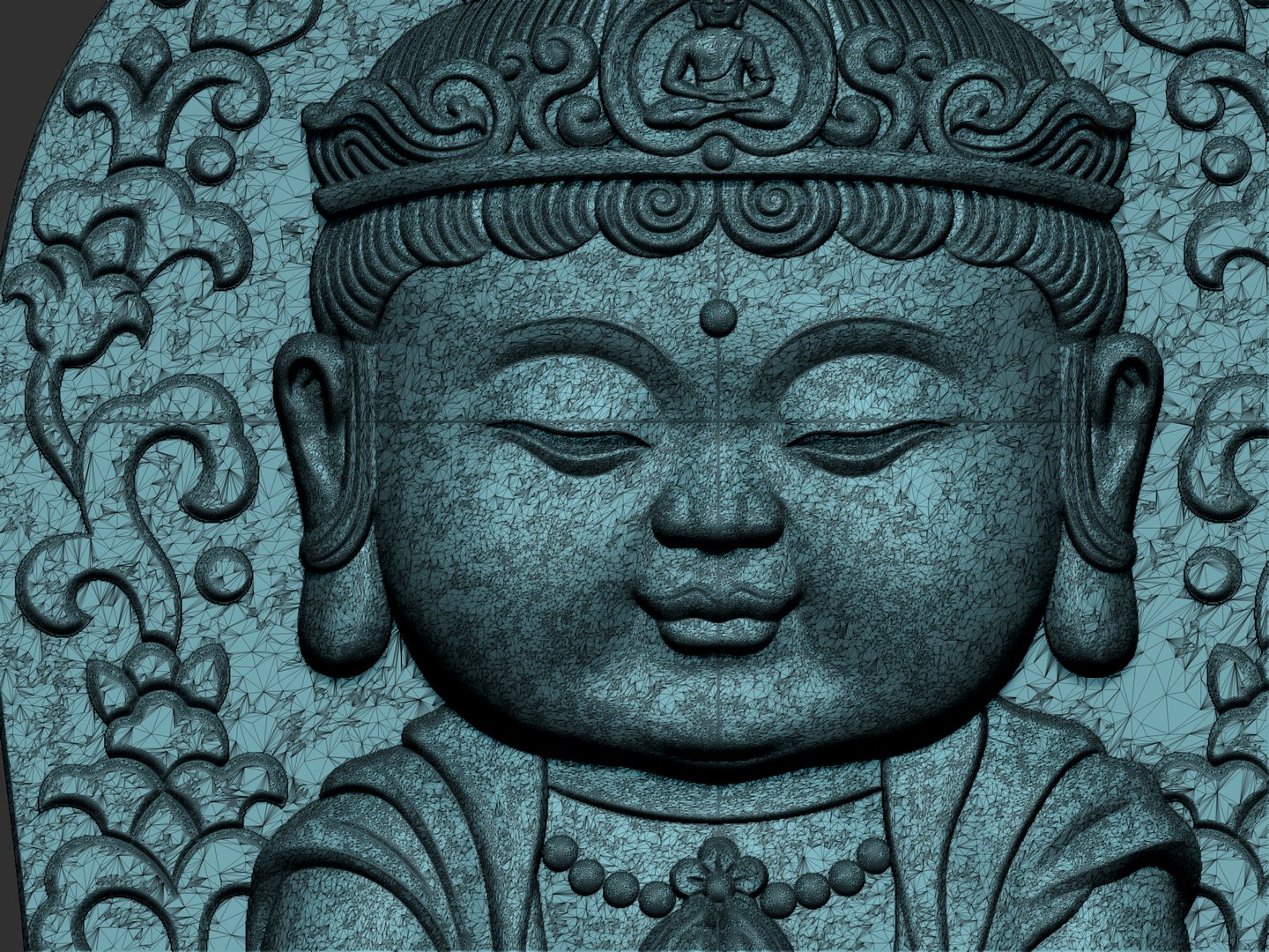 Praying Buddha 3D Model - TurboSquid 2037921