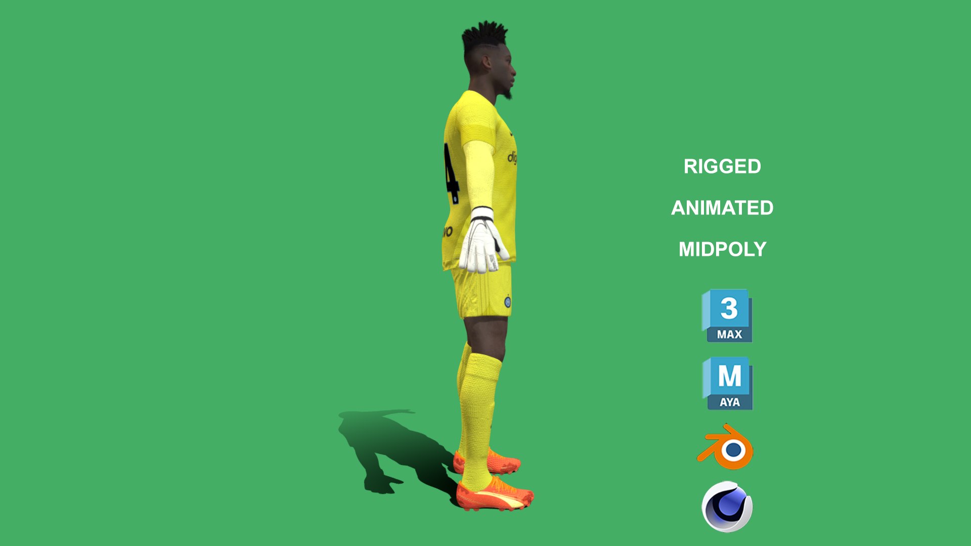 3D 3D Rigged Andre Onana Inter Milan 2023 - TurboSquid 2090987