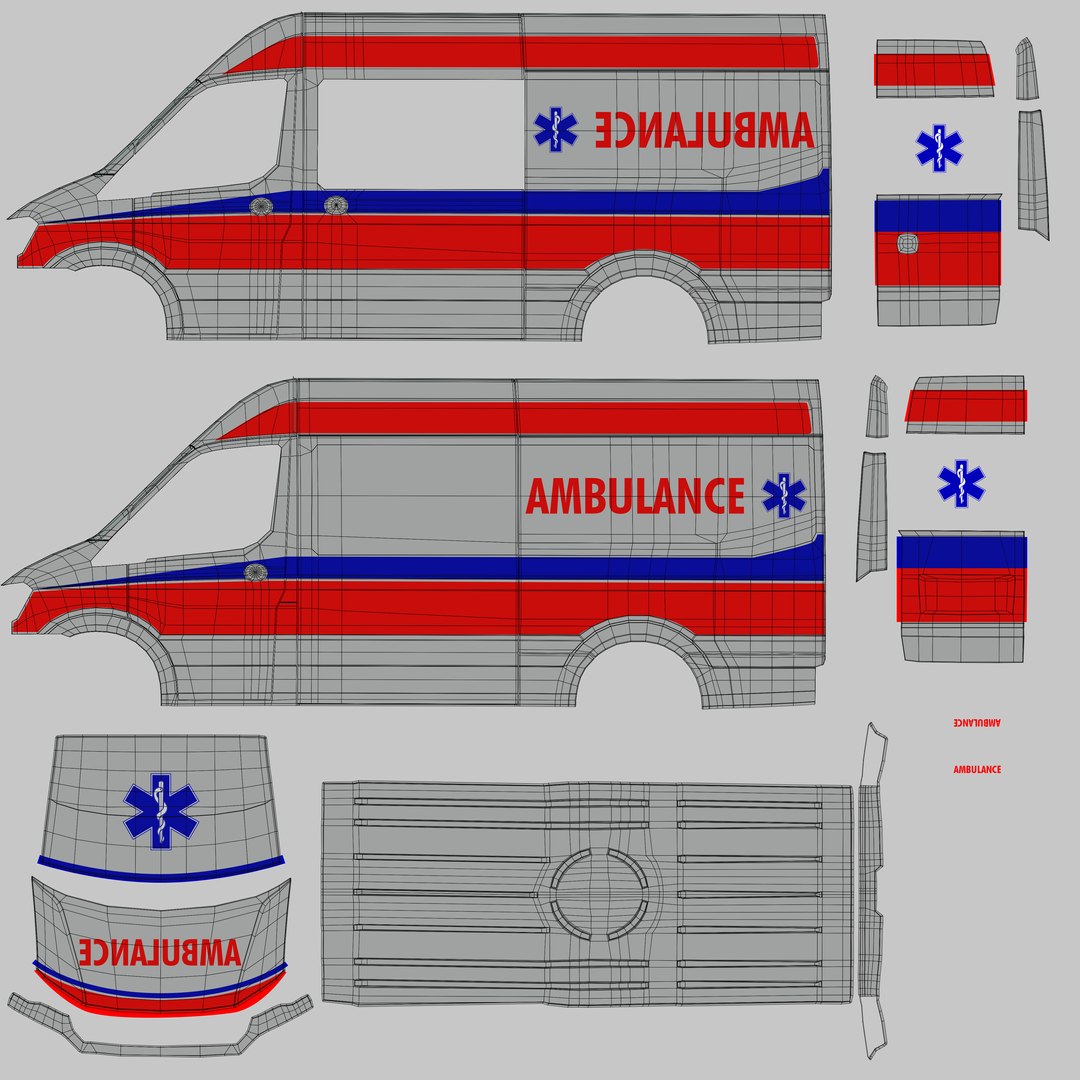 3D Ambulance - TurboSquid 2052477