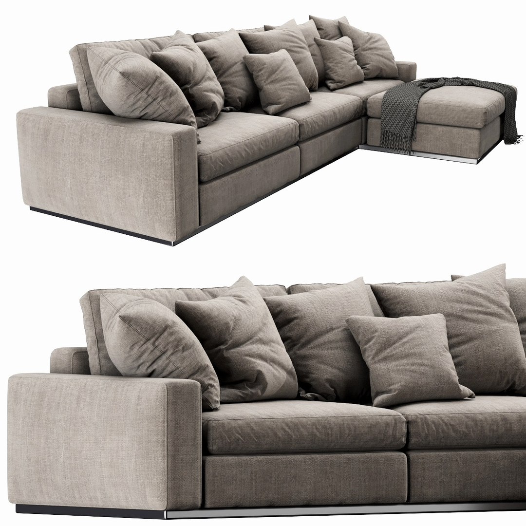 Flexform beauty chaise lounge 3D model - TurboSquid 1512008