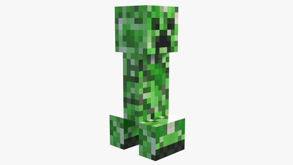 3D minecraft creeper - TurboSquid 1640161