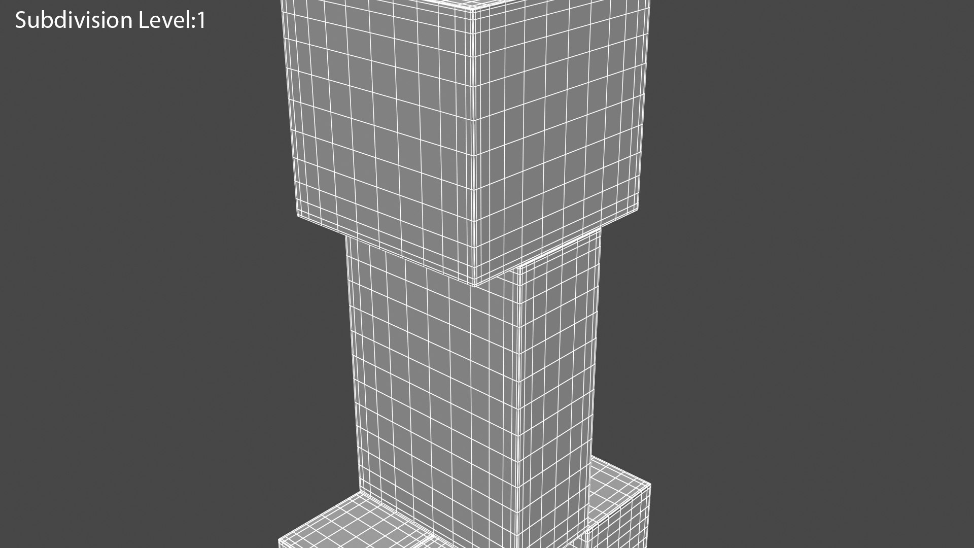 3D Minecraft Creeper - TurboSquid 1640161