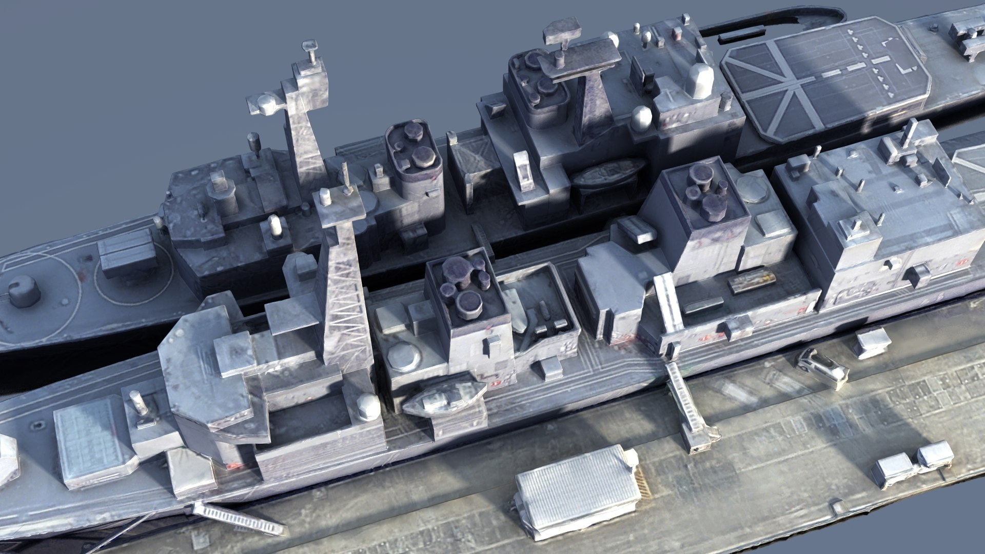 Battle Ship 3D Model - TurboSquid 1872341