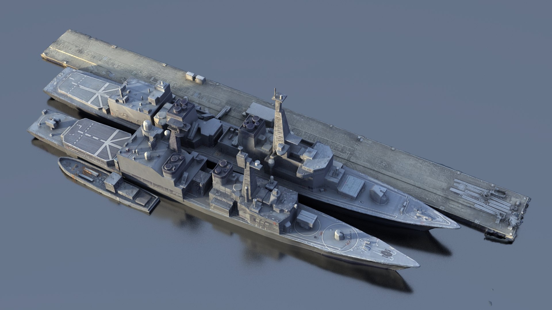 Battle Ship 3D Model - TurboSquid 1872341