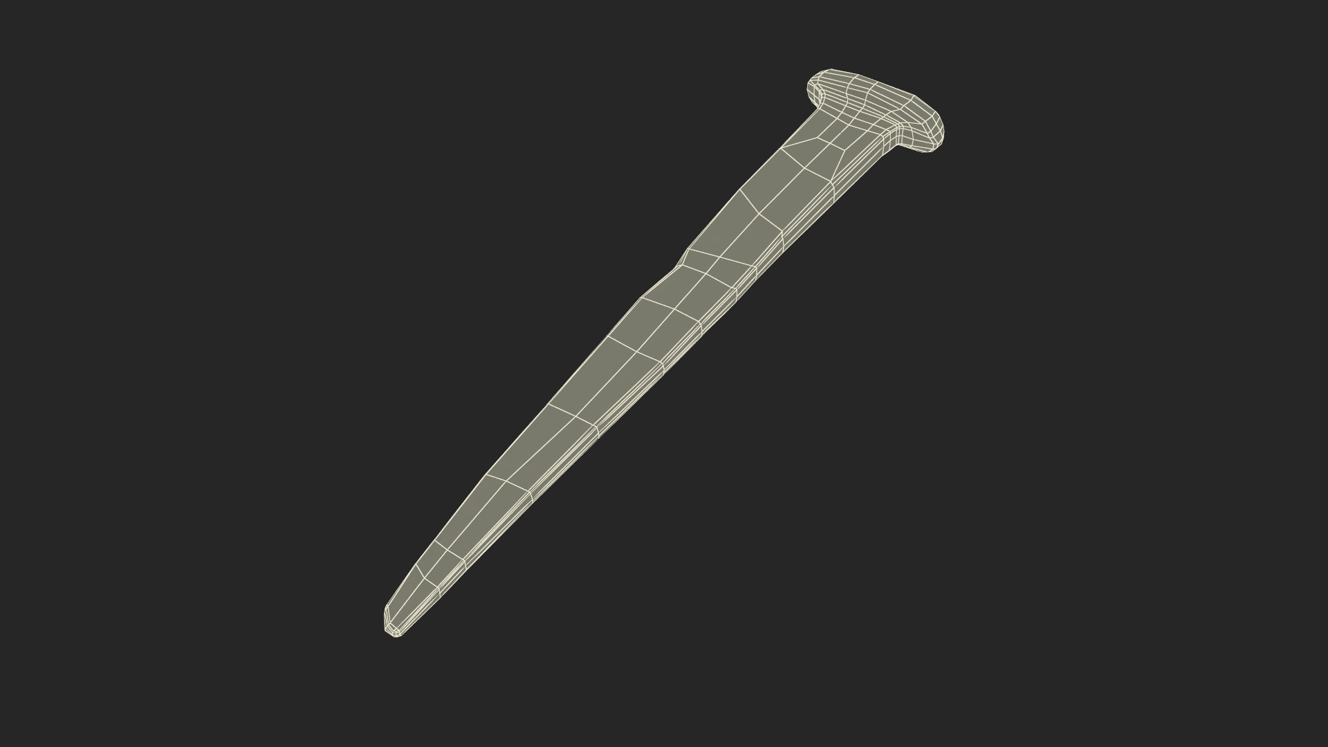 3D Ancient Aged Nail - TurboSquid 2212805