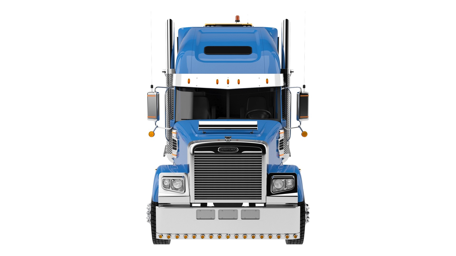 Freightliner Hauling a Loader model - TurboSquid 2059806