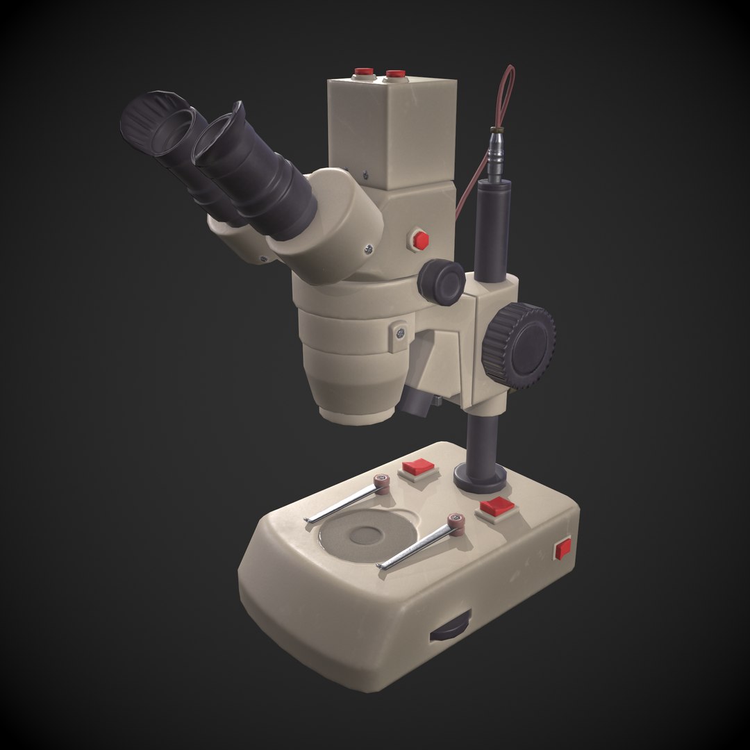 Microscope 3D - TurboSquid 1745976