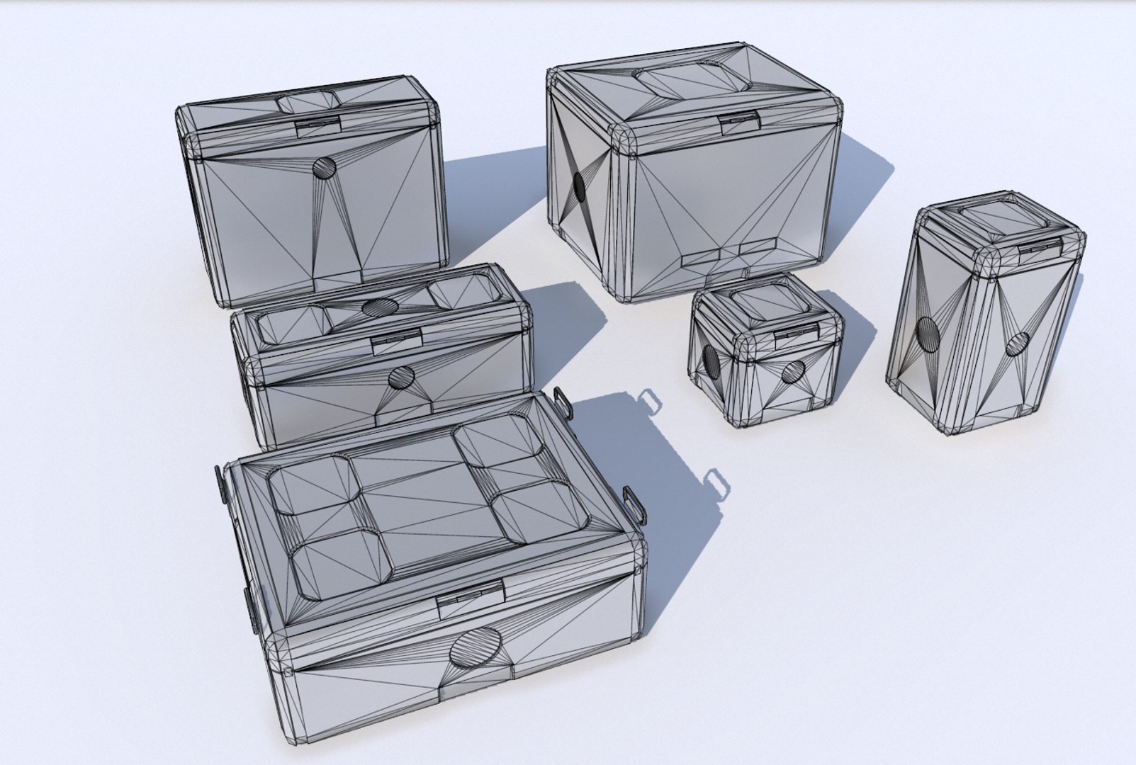Futuristic cargo storage crate 3D - TurboSquid 1444308