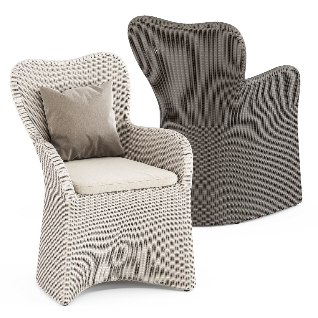 3D Butterfly II armchair - TurboSquid 1797078