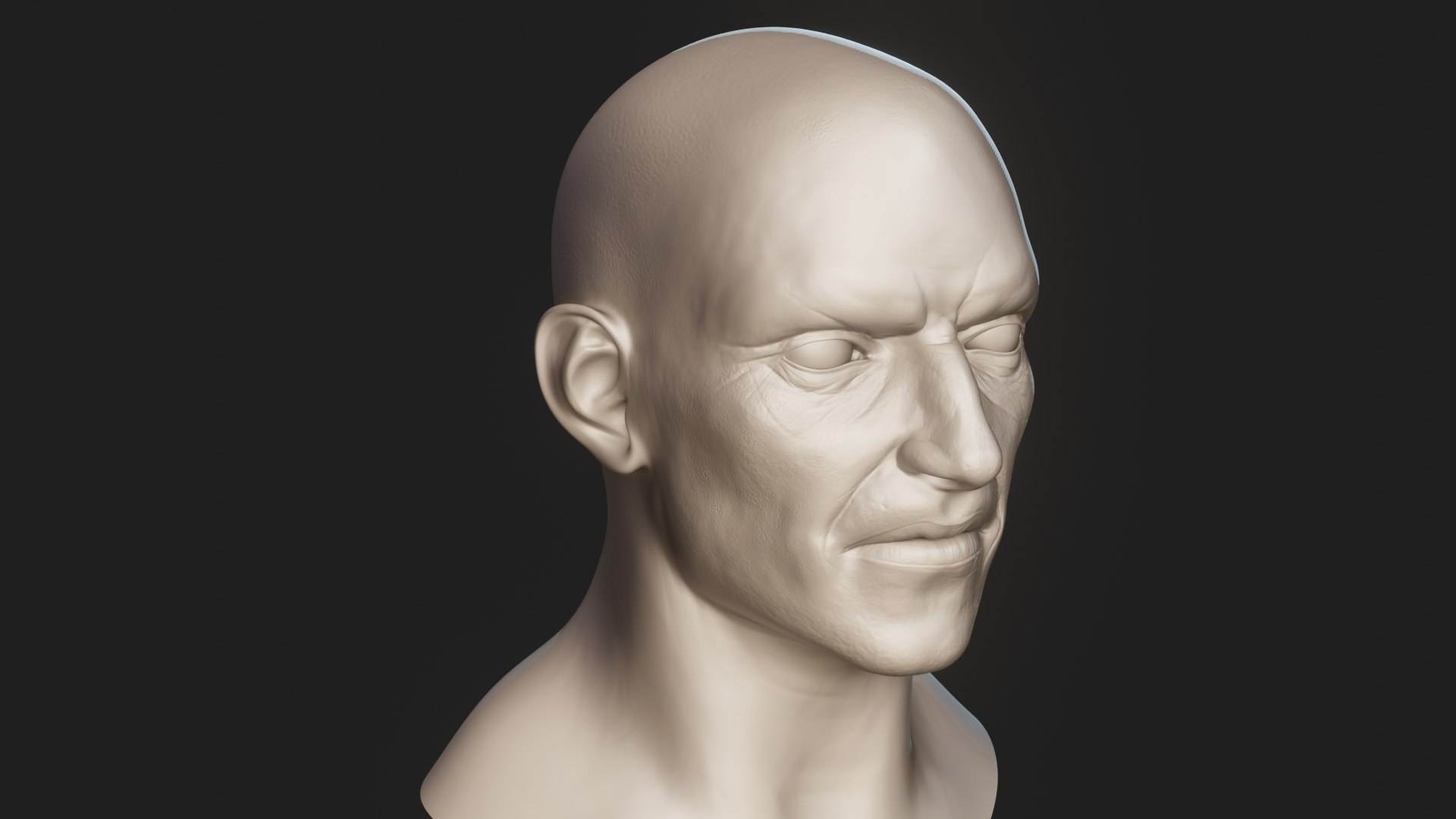 3D Highpoly Male Head - TurboSquid 1617210