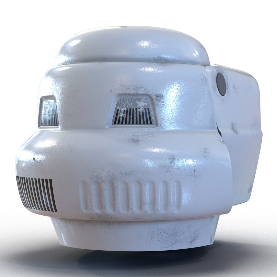 Scout Trooper Helmet Modeled 3d Model