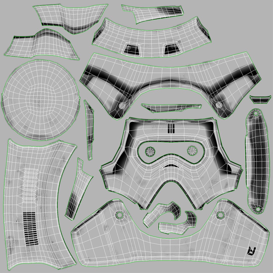 Scout Trooper Helmet Modeled 3d Model