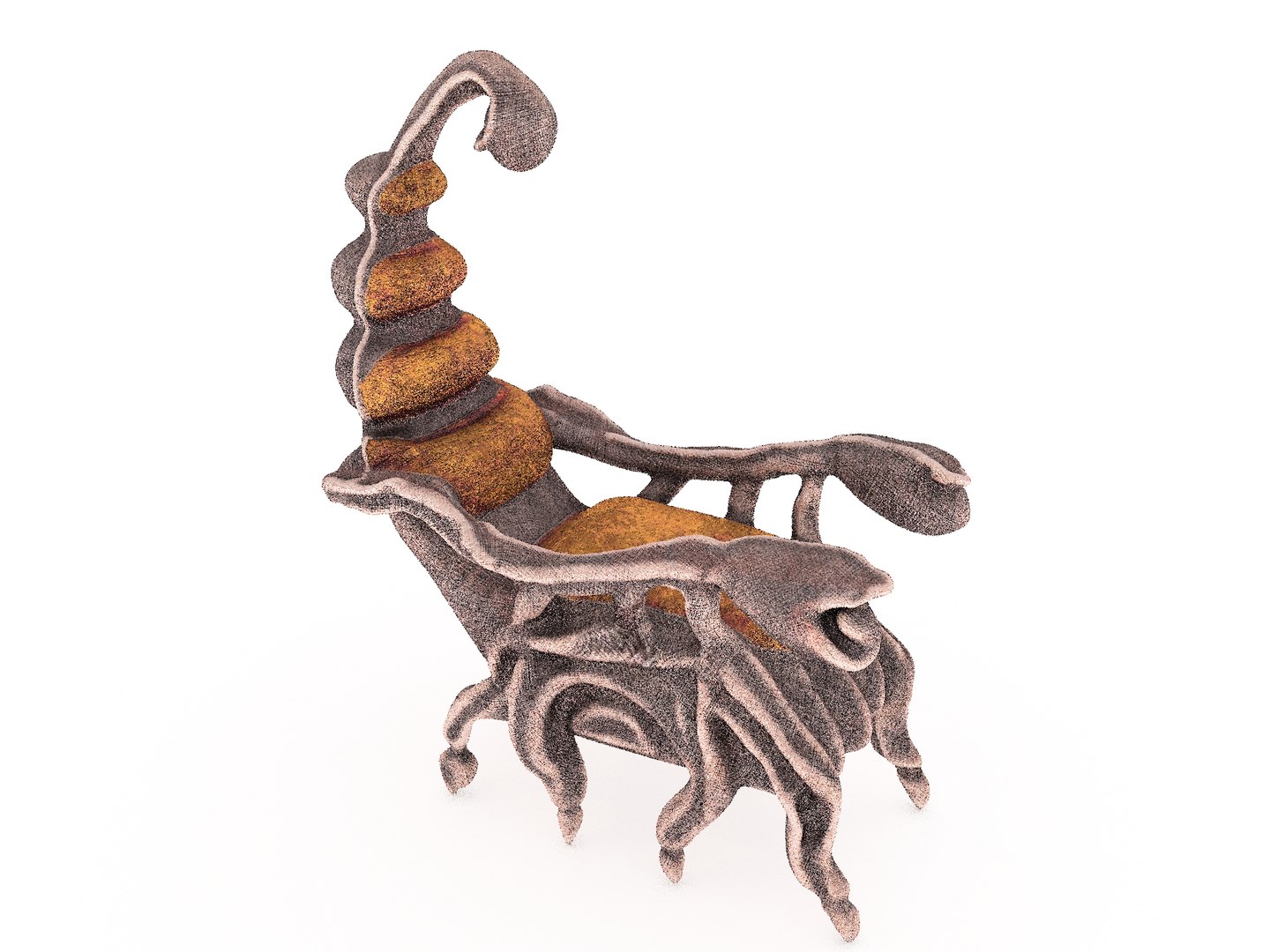 3D scorpion chair model - TurboSquid 1242415