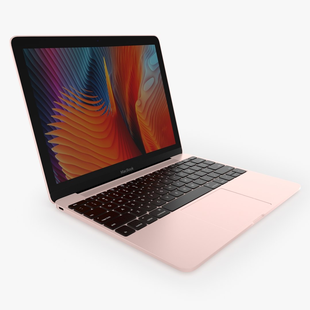 3D new macbook 12-inch year - TurboSquid 1179450