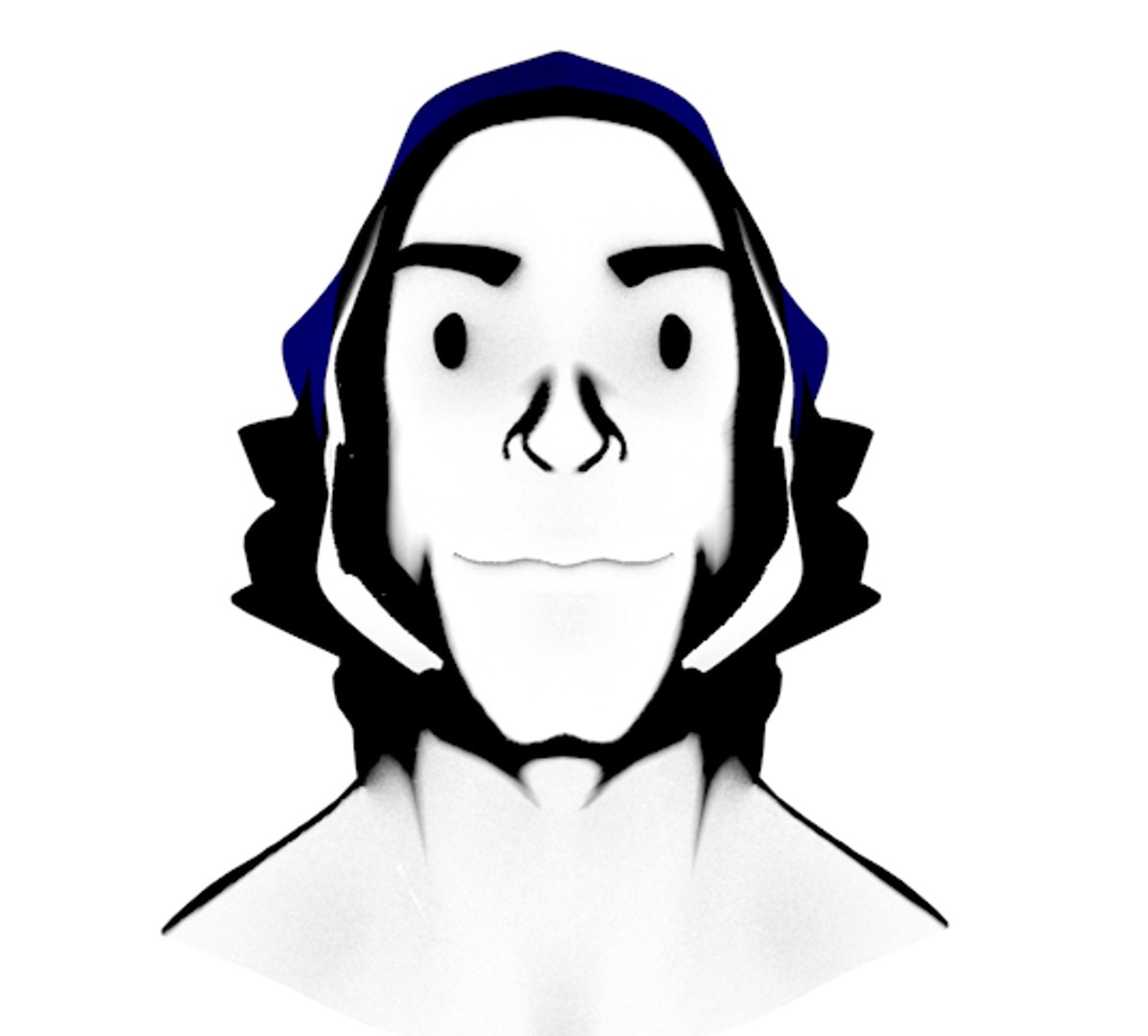 3d model rock guy man