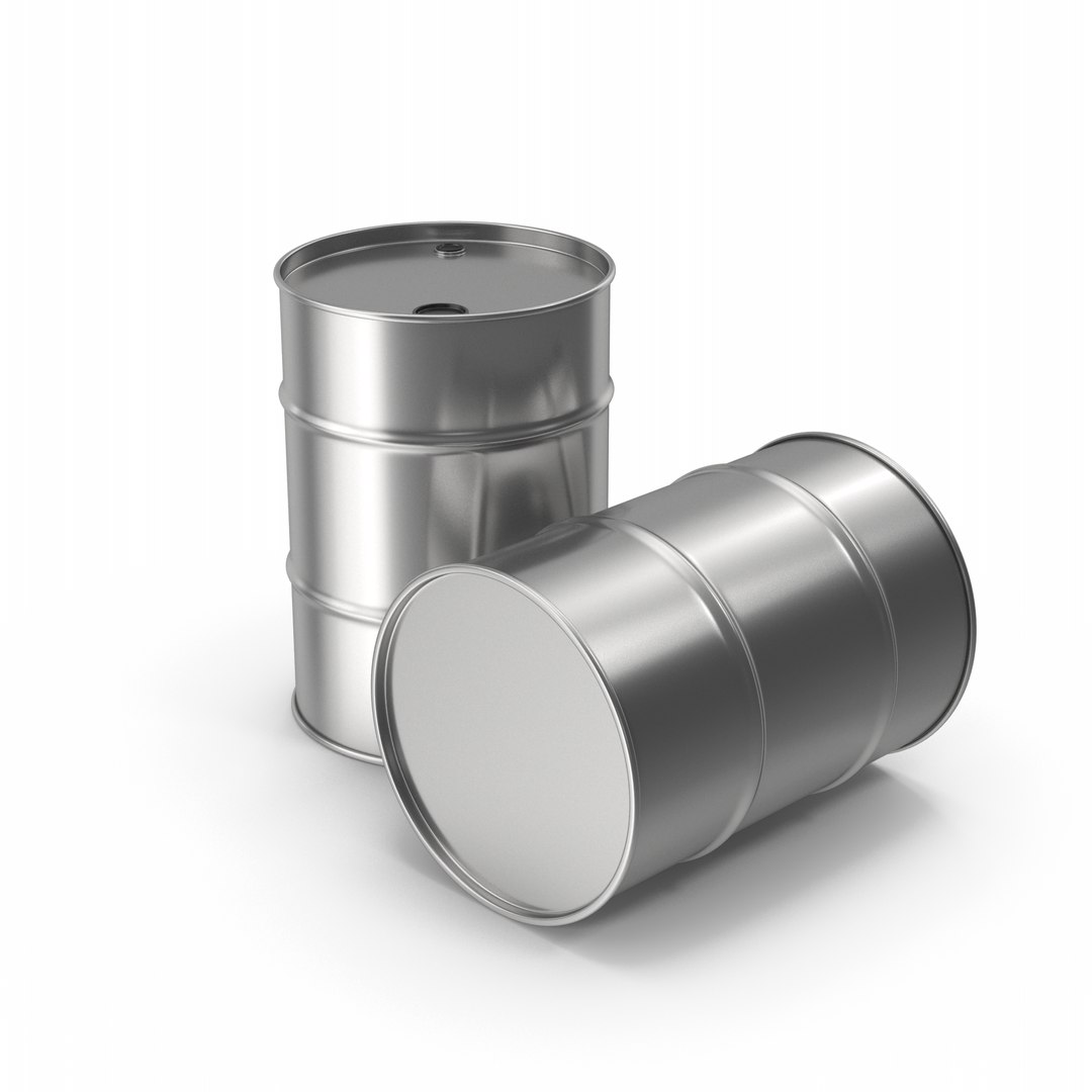 3D Steel Barrels - TurboSquid 2127066