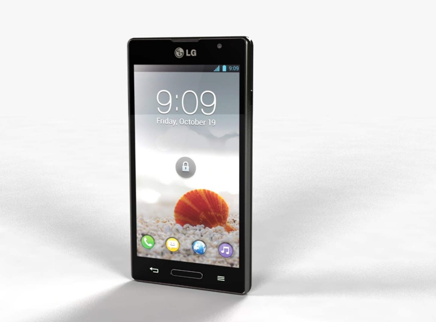 3d model lg optimus l9 p765