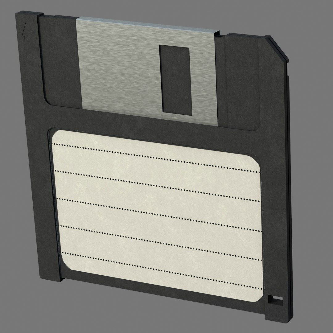3D Floppy Disk Model - TurboSquid 1872506