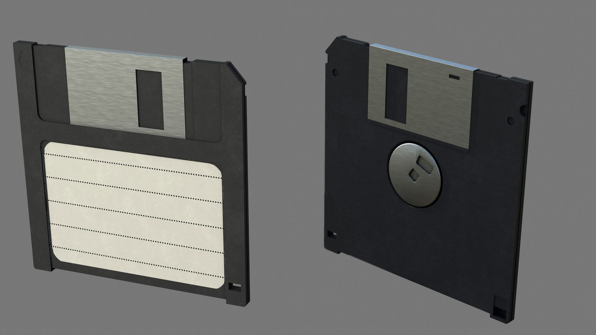 3D Floppy Disk Model - TurboSquid 1872506