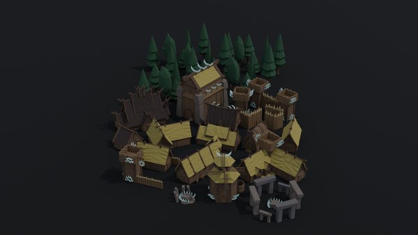 Cartoon Building glTF Models for Download | TurboSquid