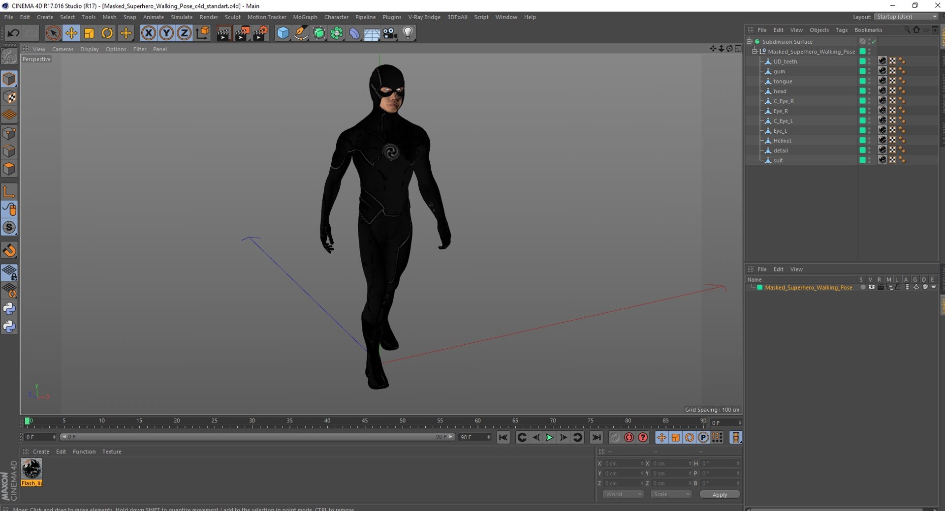 Masked Superhero Walking Pose 3D - TurboSquid 2073138