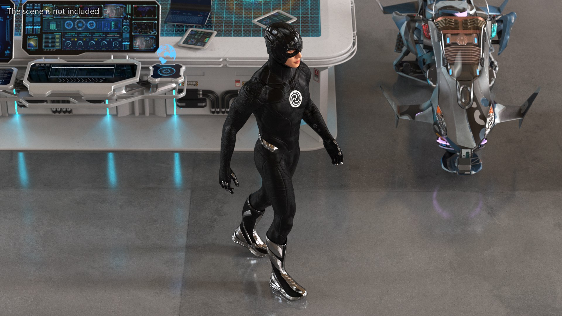 Masked Superhero Walking Pose 3D - TurboSquid 2073138