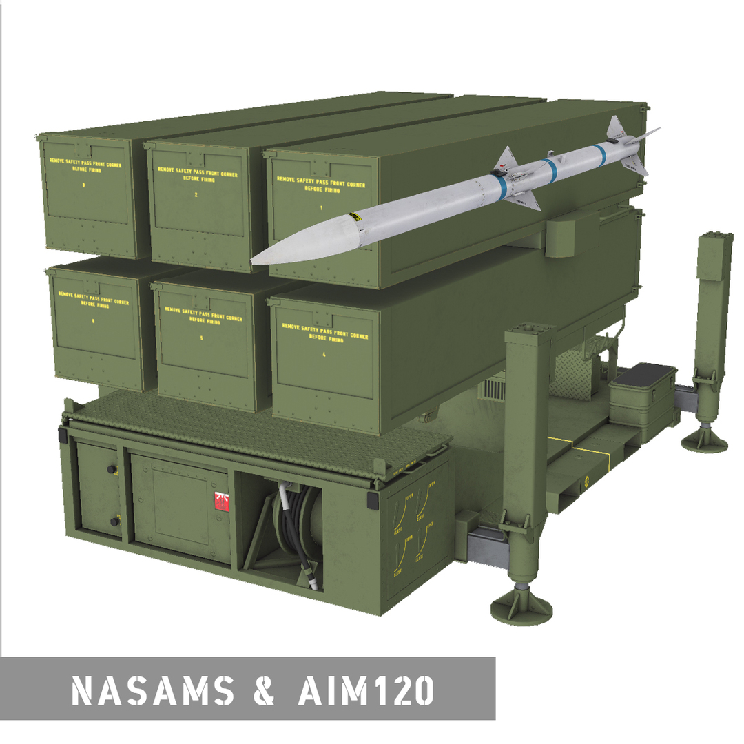 3D NASAMS-II - TurboSquid 1972724