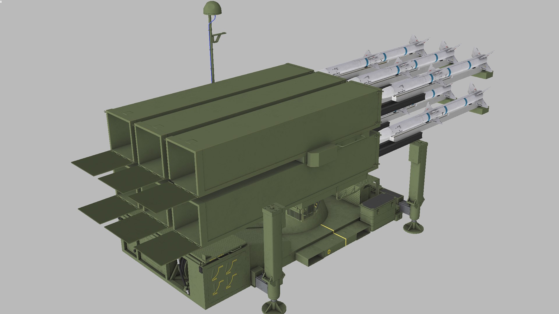 3D NASAMS-II - TurboSquid 1972724