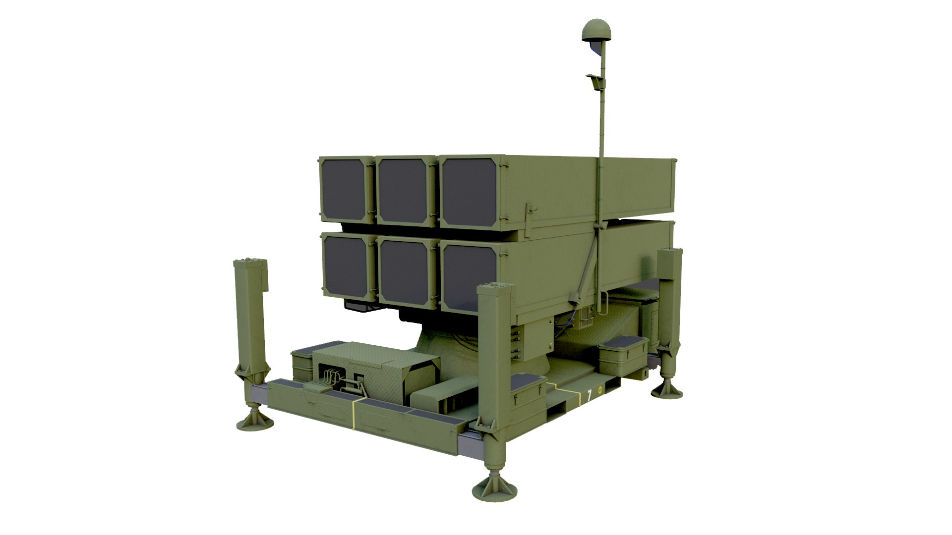 3D NASAMS-II - TurboSquid 1972724